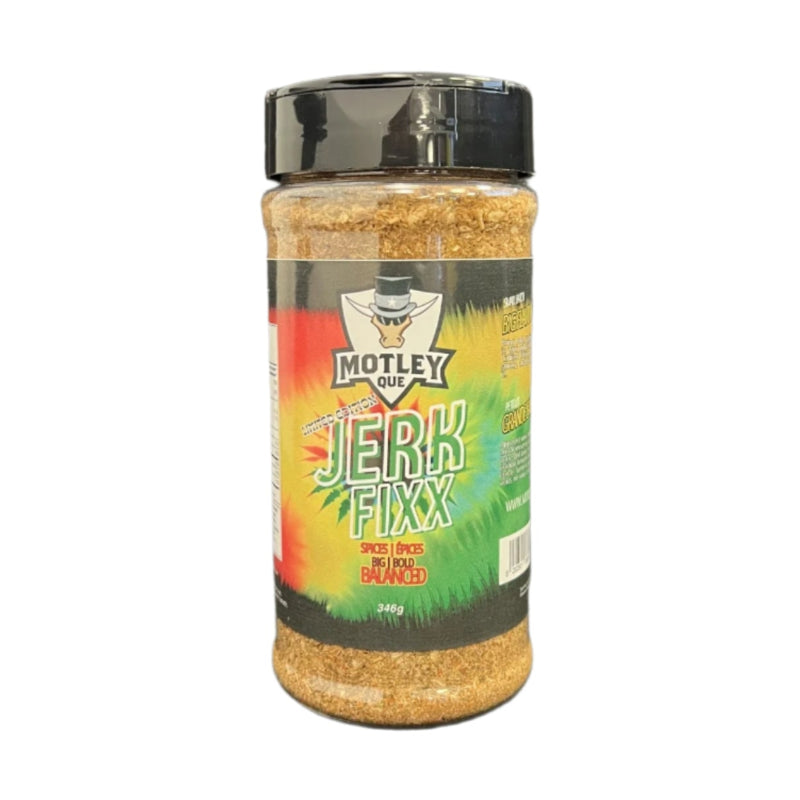 Motley Que - Jerk Fixx | Backyard Grills Inc