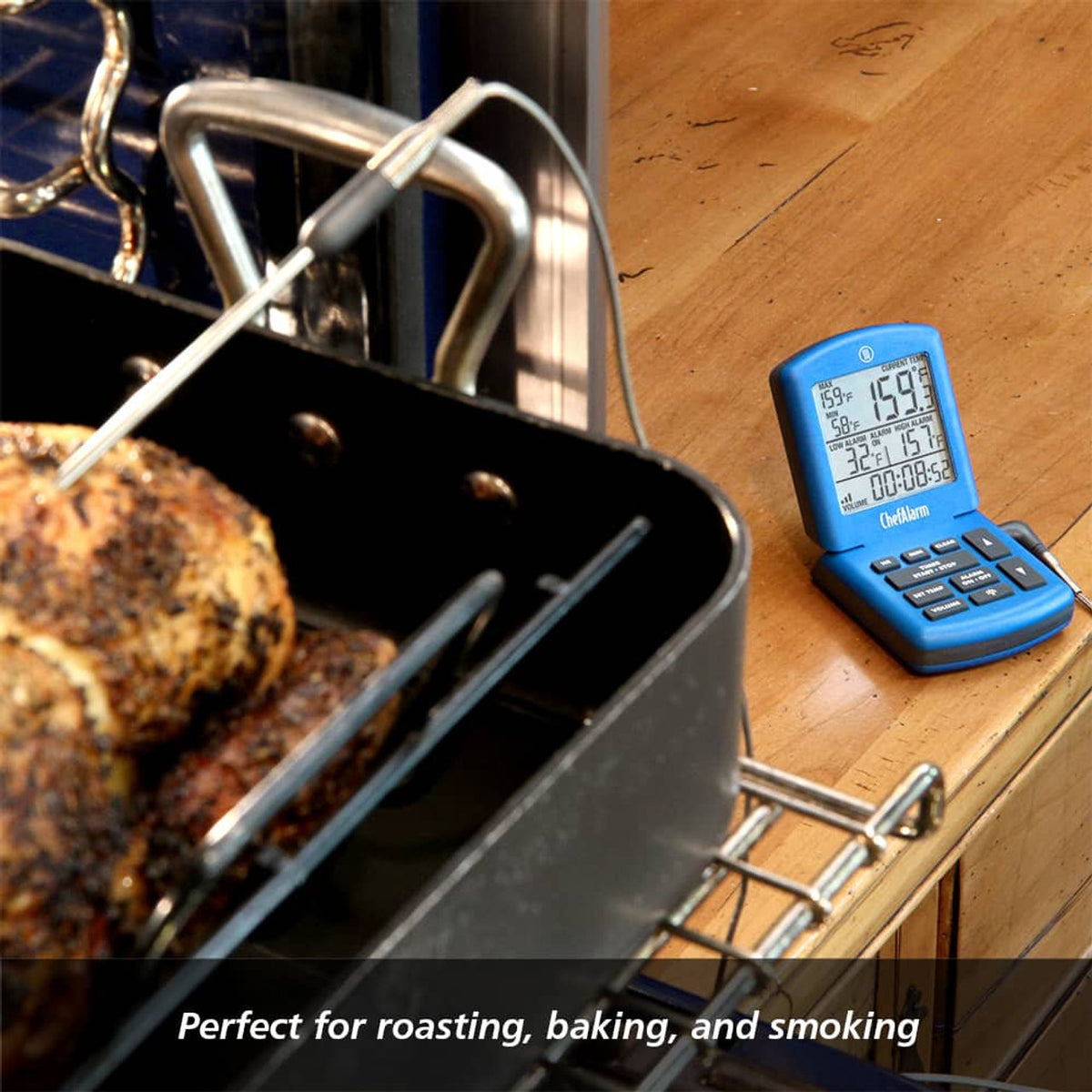 Thermoworks - ChefAlarm® Cooking Alarm Thermometer and Timer | Backyard ...