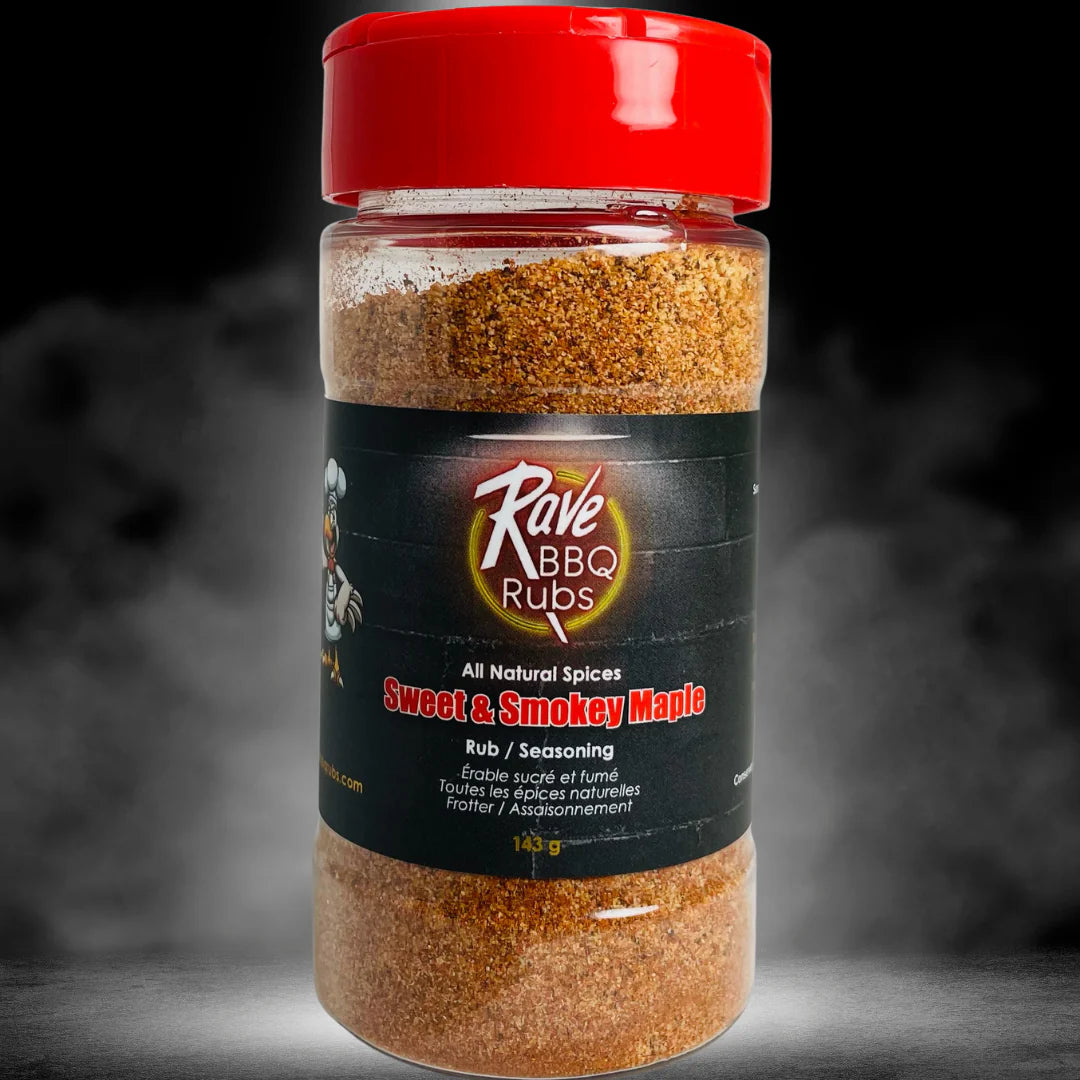 Rave BBQ Sweet Smokey Maple Rub | Backyard Grills | Backyard Grills Inc